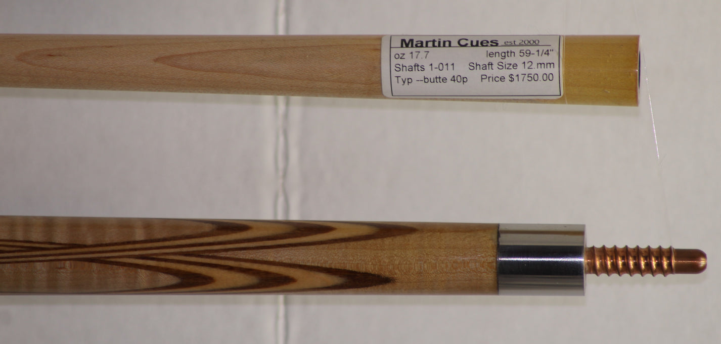 8 Point Butterfly Billiard Cue – Martin Custom Cues